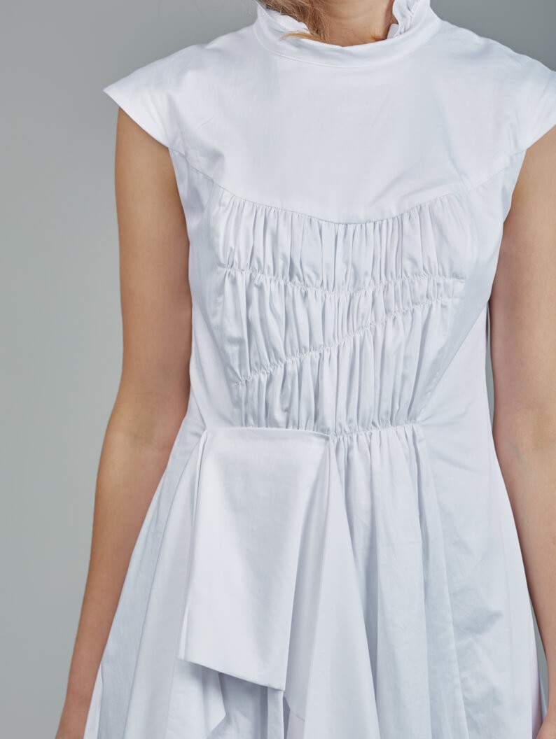 Cotton poplin dress